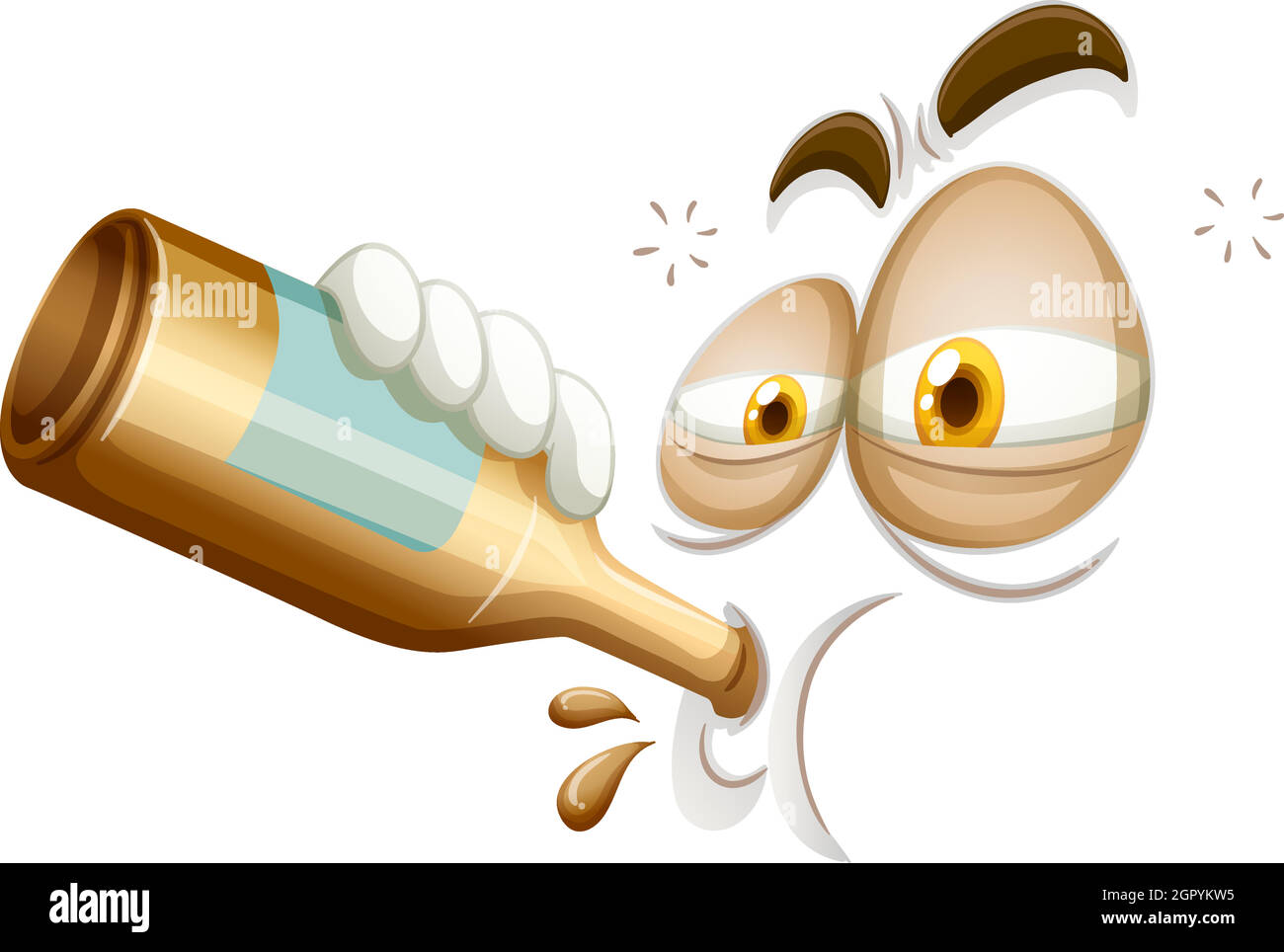 Emoticon ubriaco Immagini Vettoriali Stock - Alamy