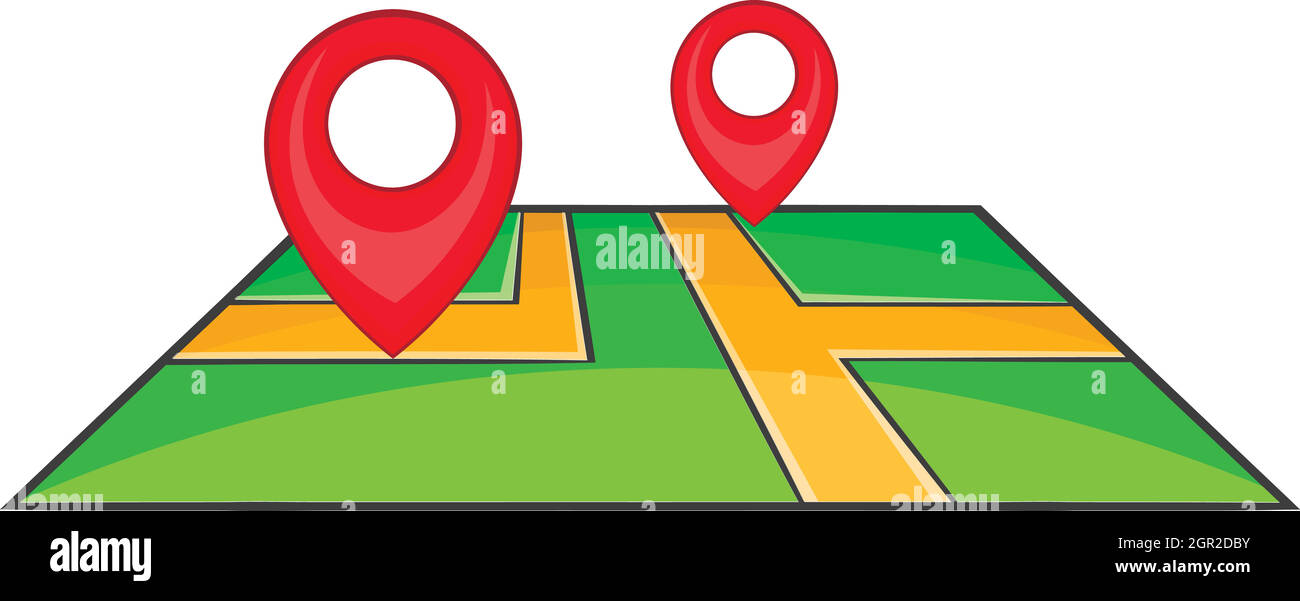 Mappa dei cartoni animati immagini e fotografie stock ad alta ...