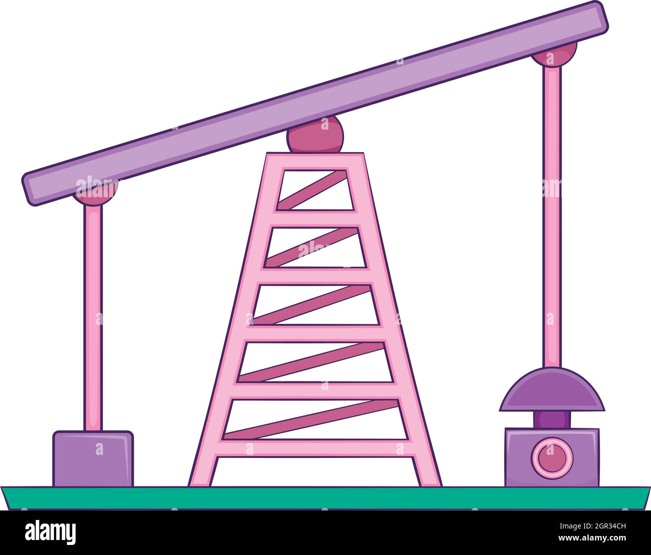 Oil rig vector cartoon immagini e fotografie stock ad alta risoluzione ...