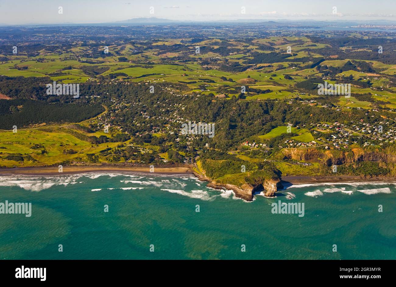 Spiagge della costa occidentale di auckland immagini e fotografie stock ...