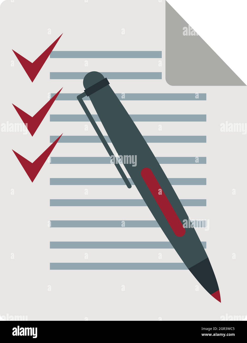 Check list icon Immagini Vettoriali Stock - Pagina 2 - Alamy