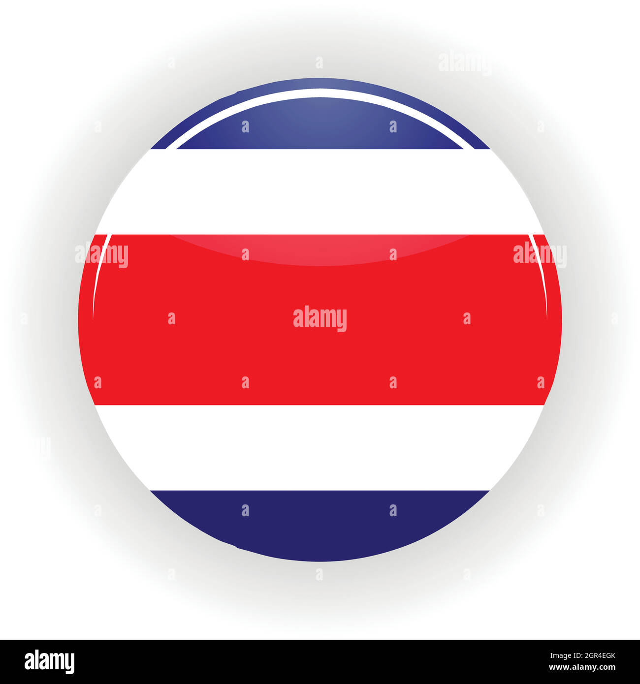 Simbolo della costa rica Immagini Vettoriali Stock - Alamy