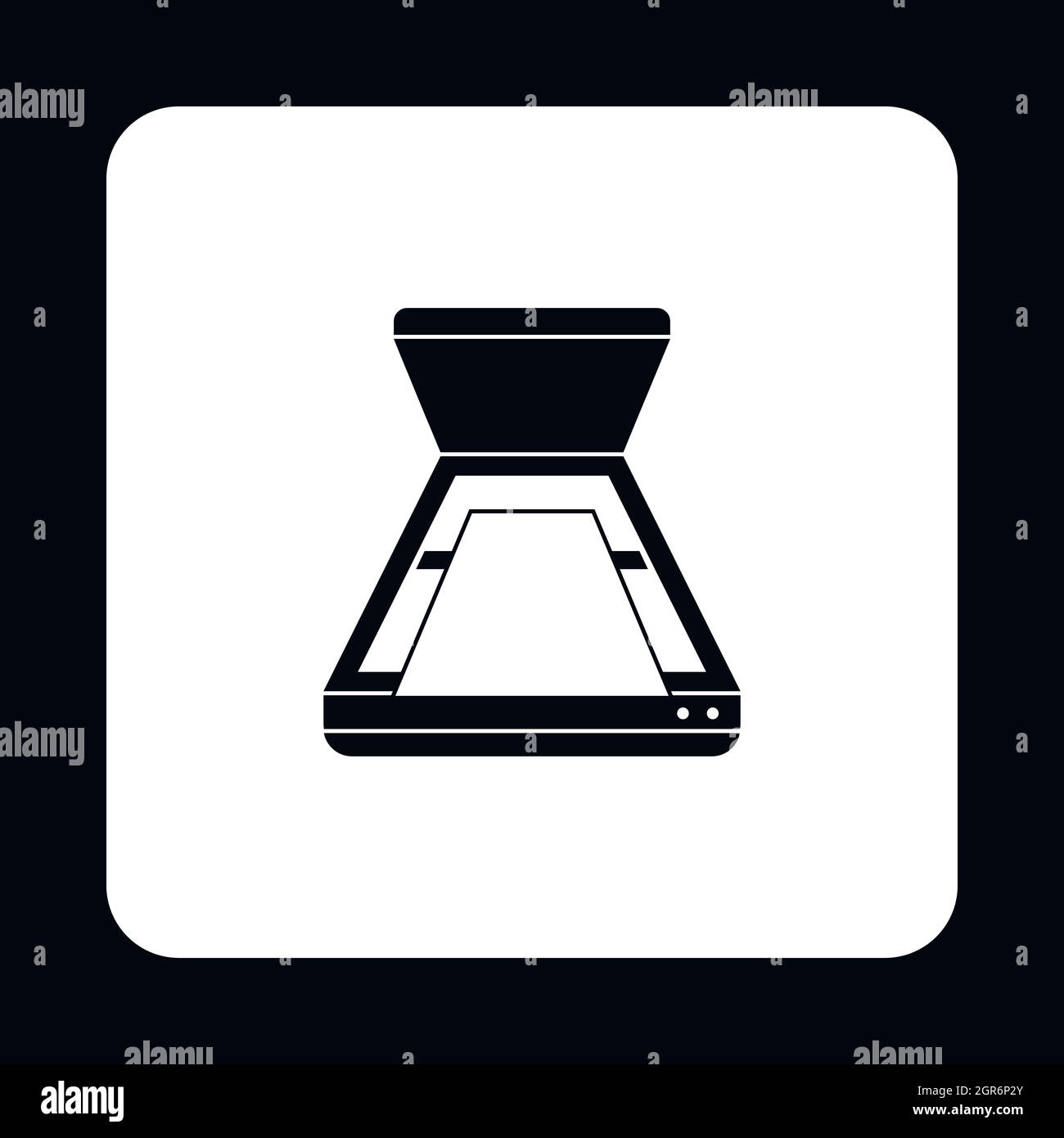 Scanner in uso Immagini Vettoriali Stock - Alamy