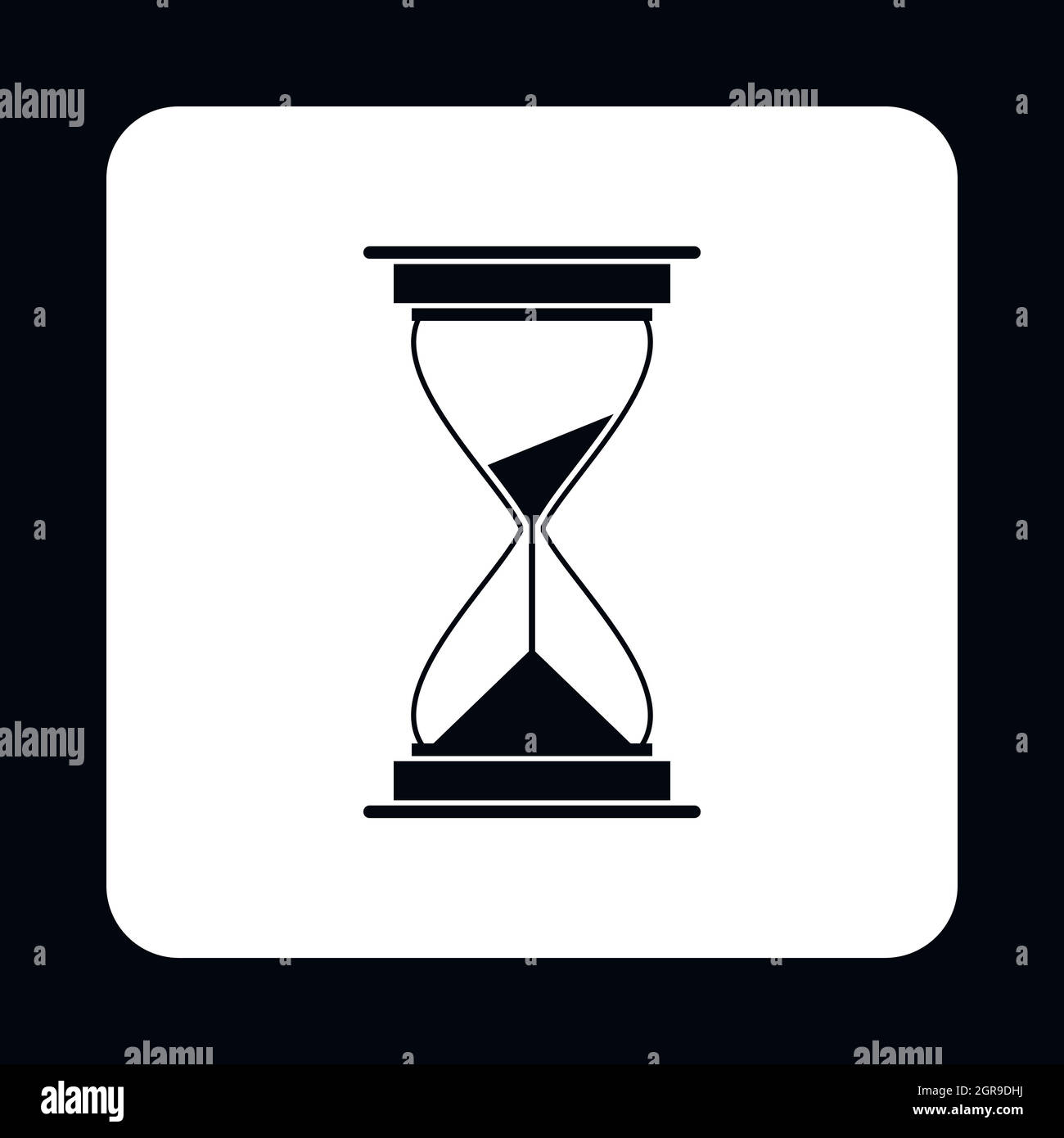 Icona simbolo clessidra immagini e fotografie stock ad alta risoluzione ...