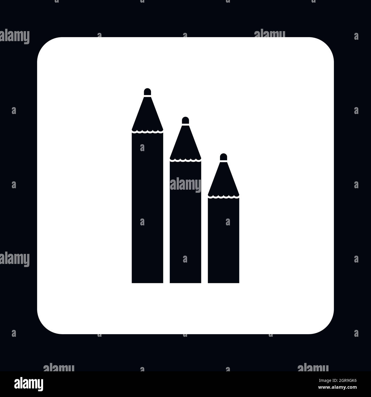 Matite da colorare Immagini Vettoriali Stock - Alamy