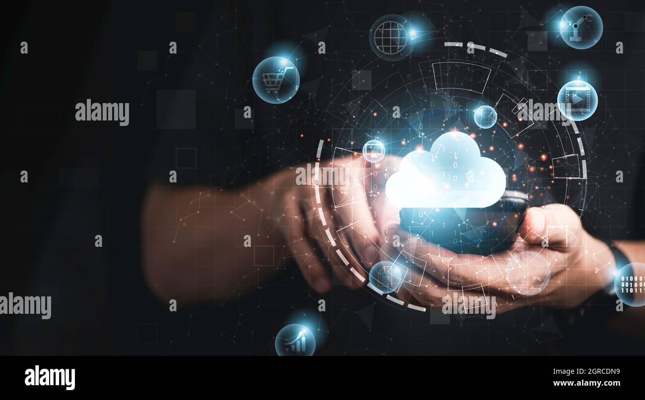 Cloud Computing Infografica Immagini e Fotos Stock - Alamy