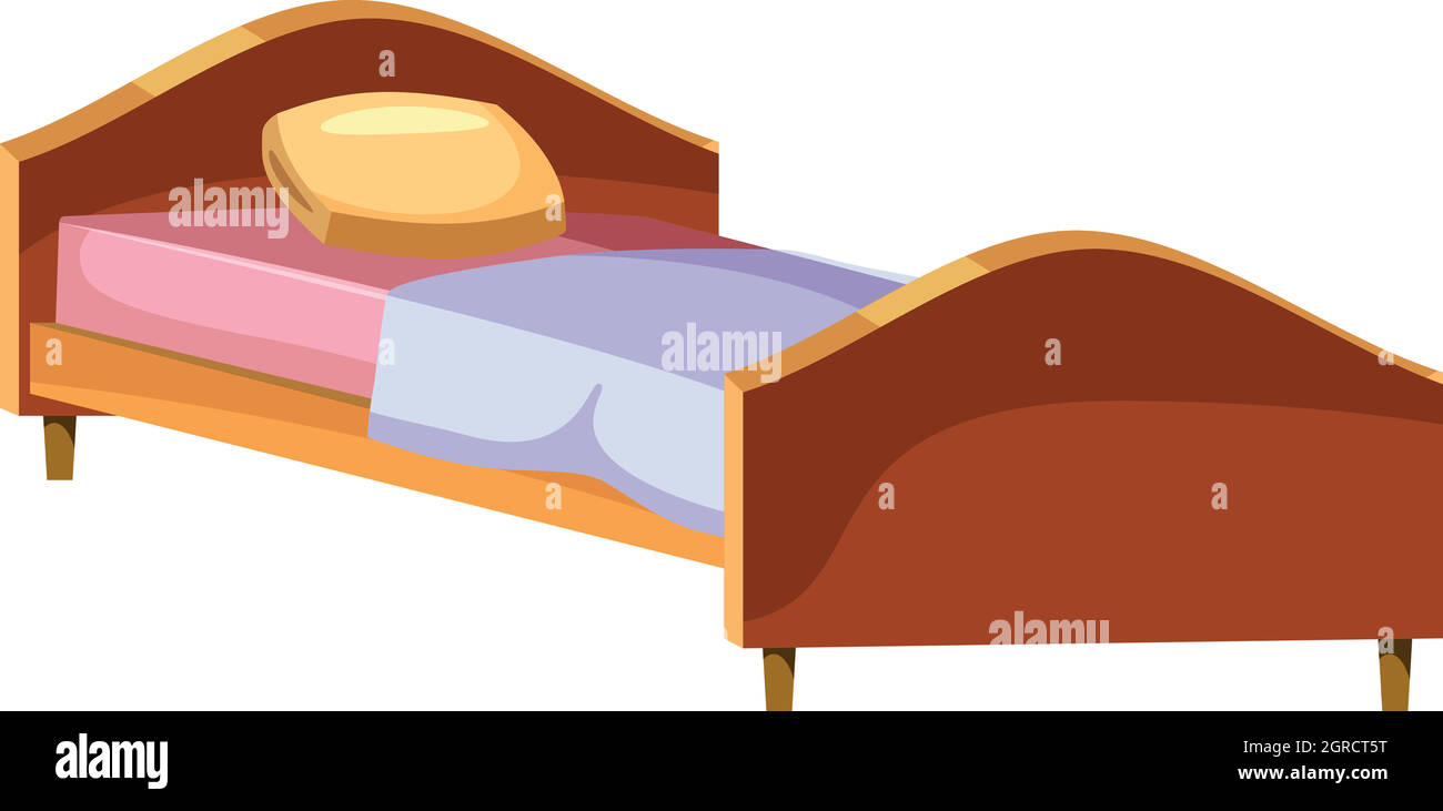 Letto in legno Immagini Vettoriali Stock - Alamy
