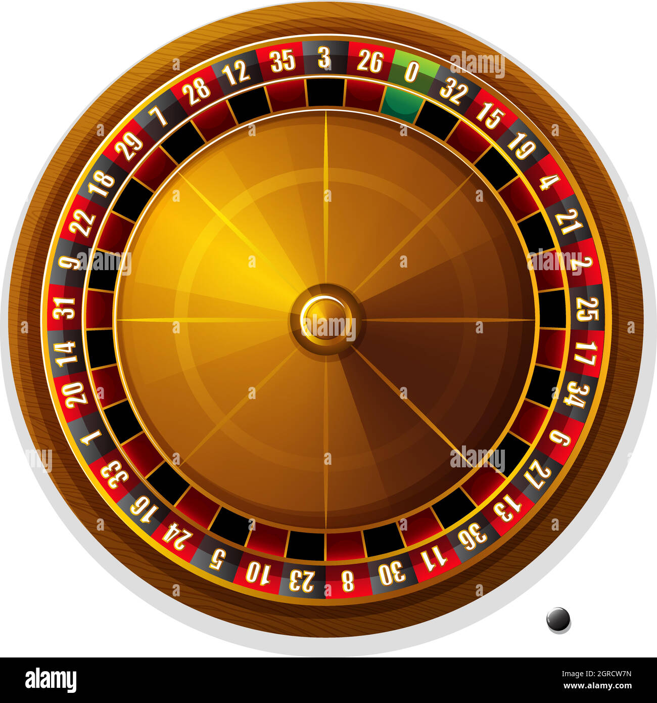 Roulette wheel Immagini Vettoriali Stock - Alamy