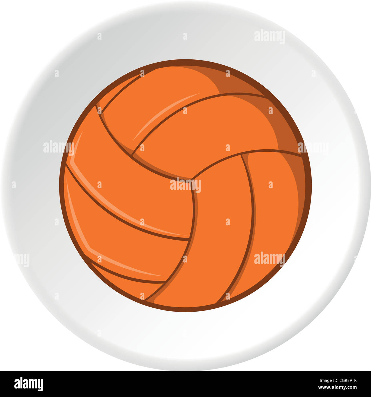 Simbolo di pallavolo Immagini Vettoriali Stock - Alamy