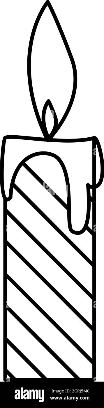 Simbolo della candela Immagini Vettoriali Stock - Alamy