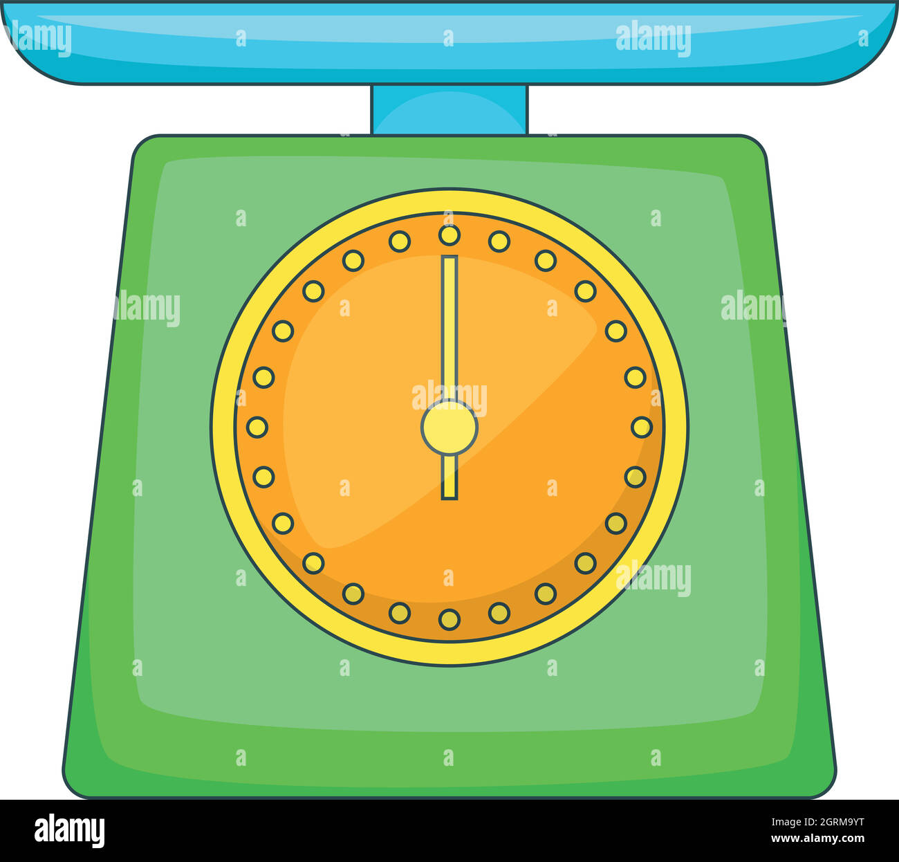 Balance scale cartoon Immagini Vettoriali Stock - Alamy
