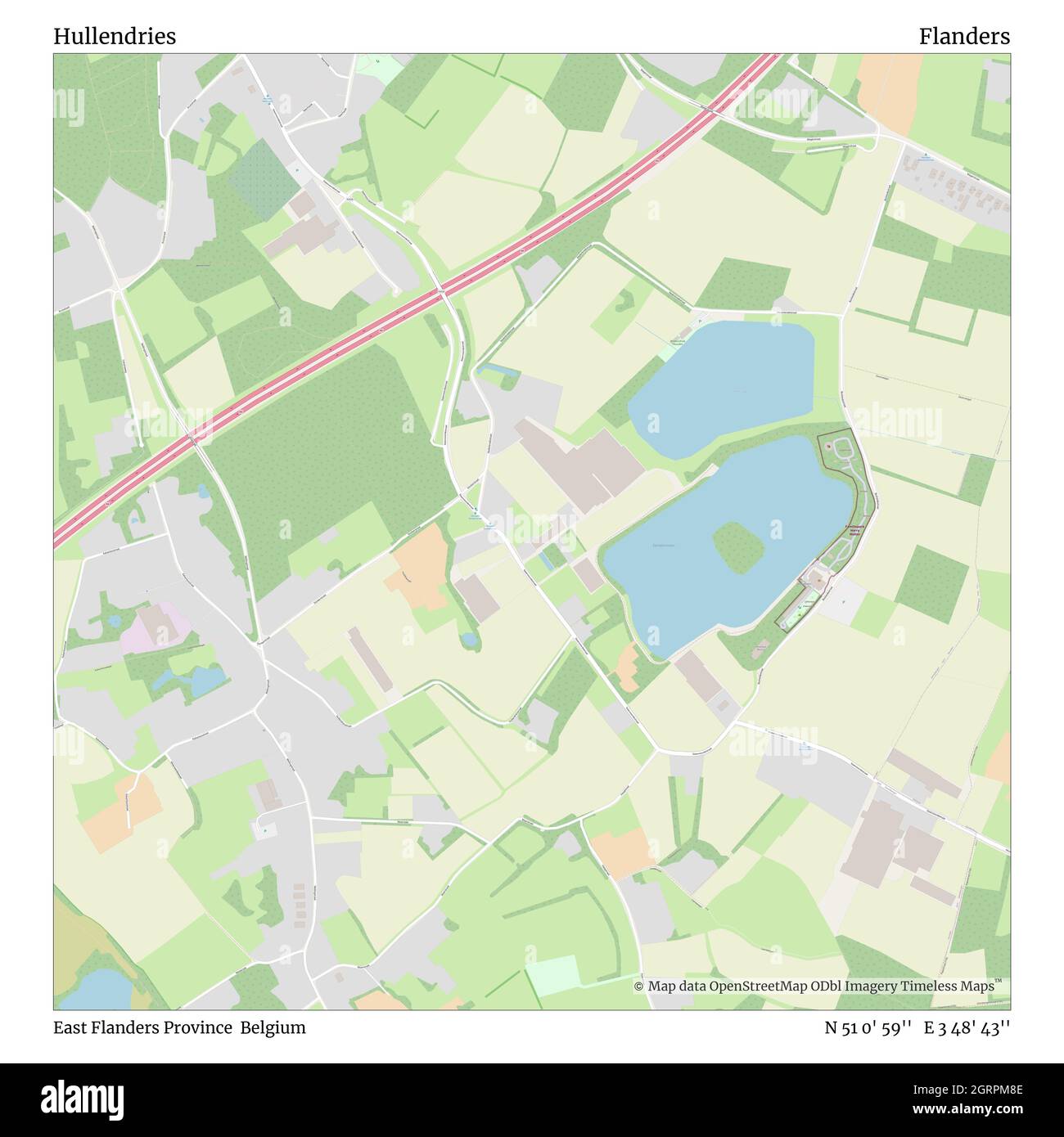 Hullendries, Provincia delle Fiandre Orientali, Belgio, Fiandre, N 51 0 ...