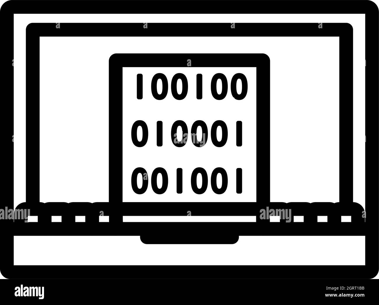 Codice binario Foto e Immagini Stock in Bianco e Nero - Alamy