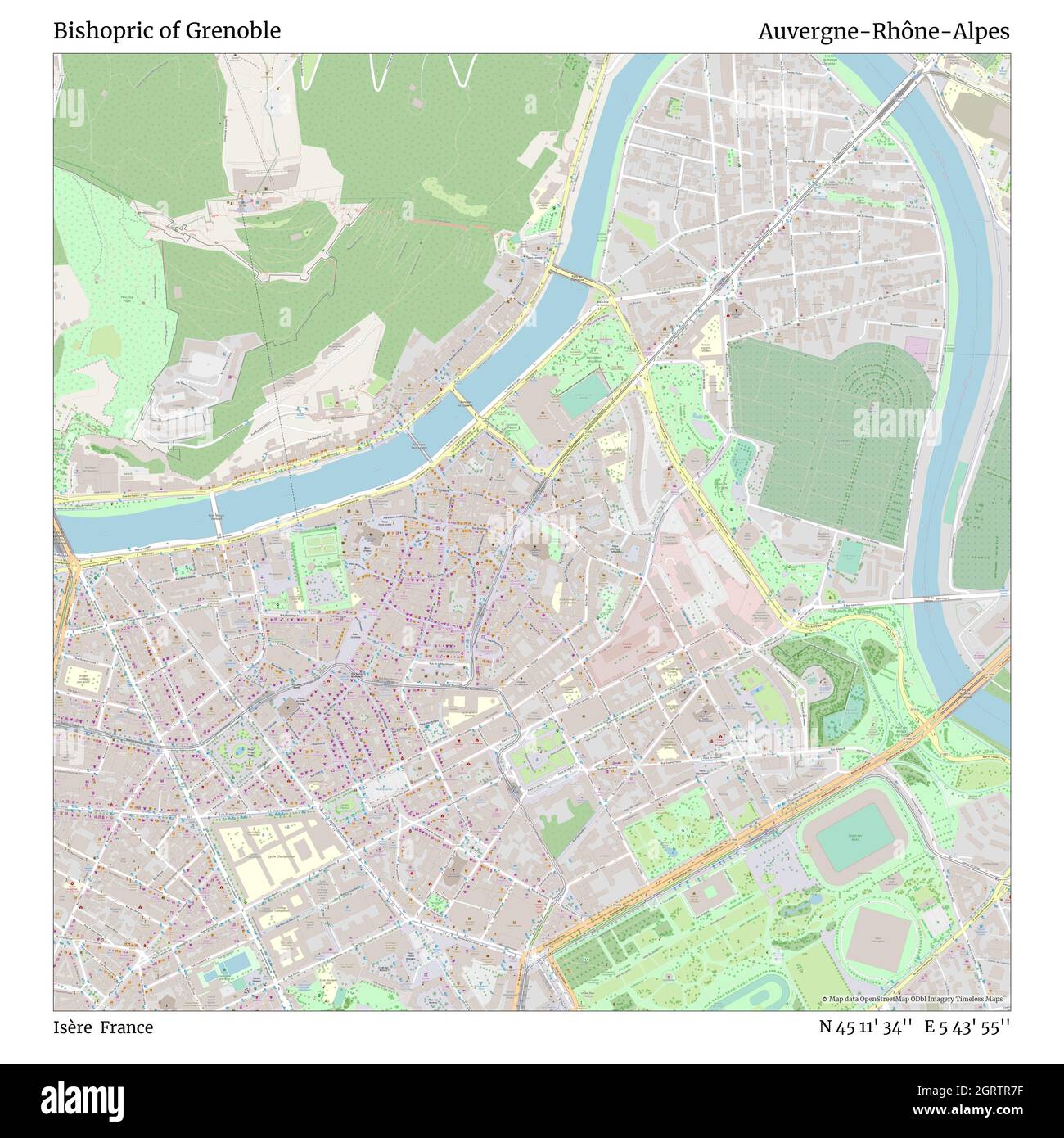 Map grenoble france immagini e fotografie stock ad alta risoluzione - Alamy