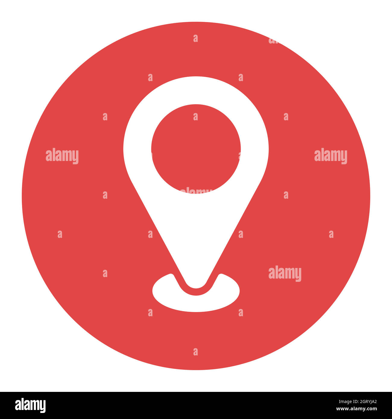 Simbolo della mappa della posizione Immagini Vettoriali Stock - Pagina ...