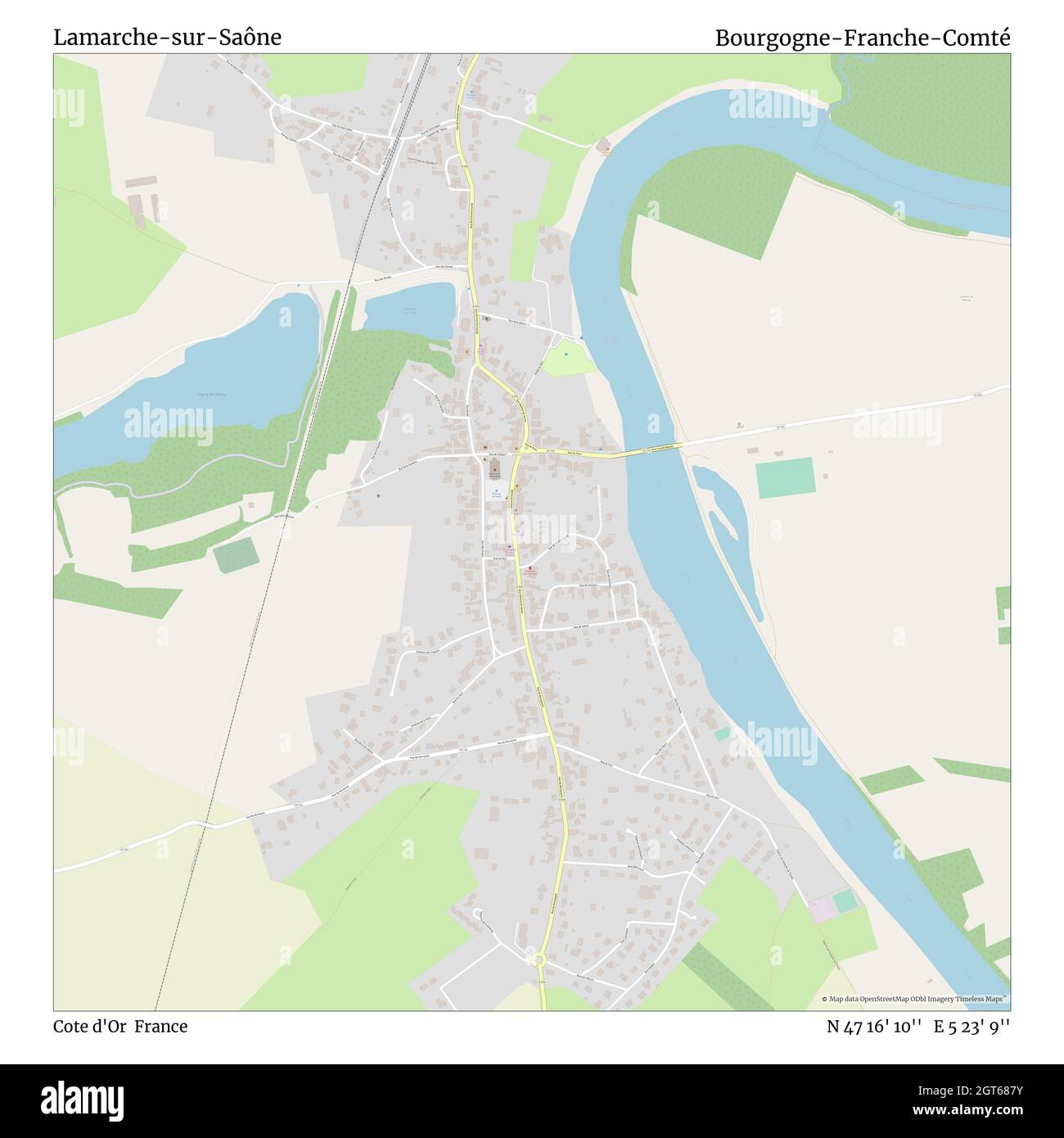 Lamarche-sur-Saône, Cote d'Or, Francia, Bourgogne-Franche-Comté, N 47 ...