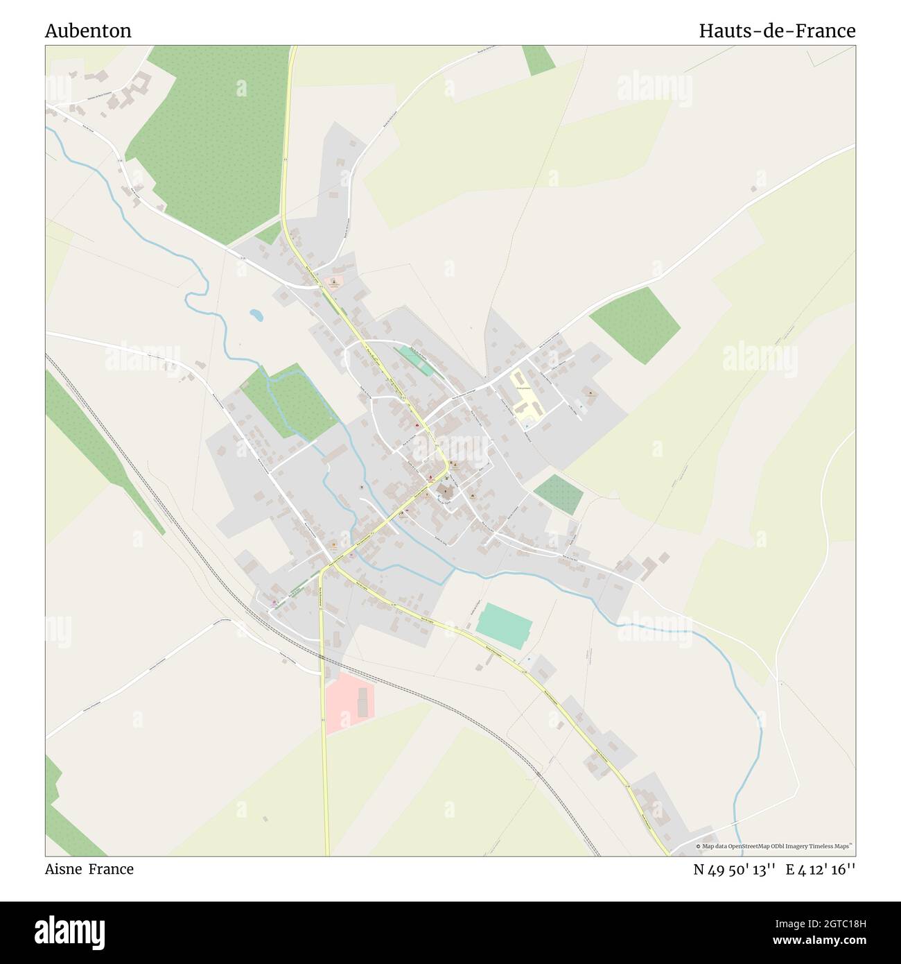 Aubenton, Aisne, Francia, Hauts-de-France, N 49 50' 13'', e 4 12' 16 ...
