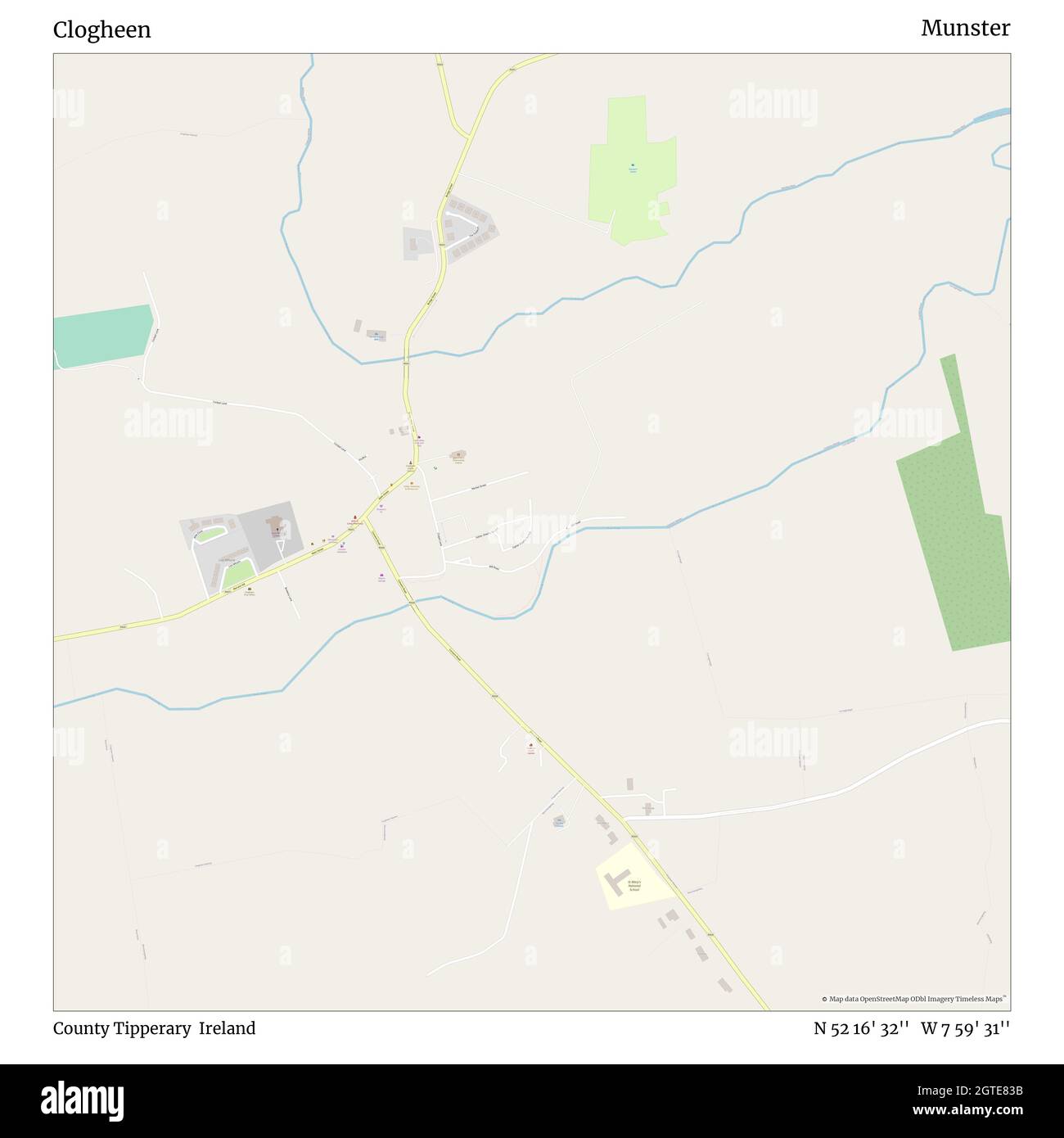 Clogheen, County Tipperary, Irlanda, Munster, N 52 16' 32'', W 7 59' 31 ...