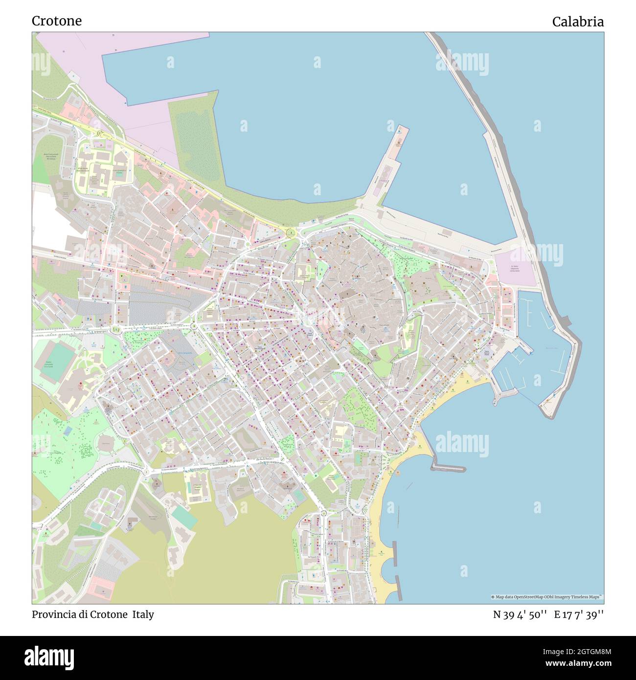 Mappa di crotone immagini e fotografie stock ad alta risoluzione - Alamy