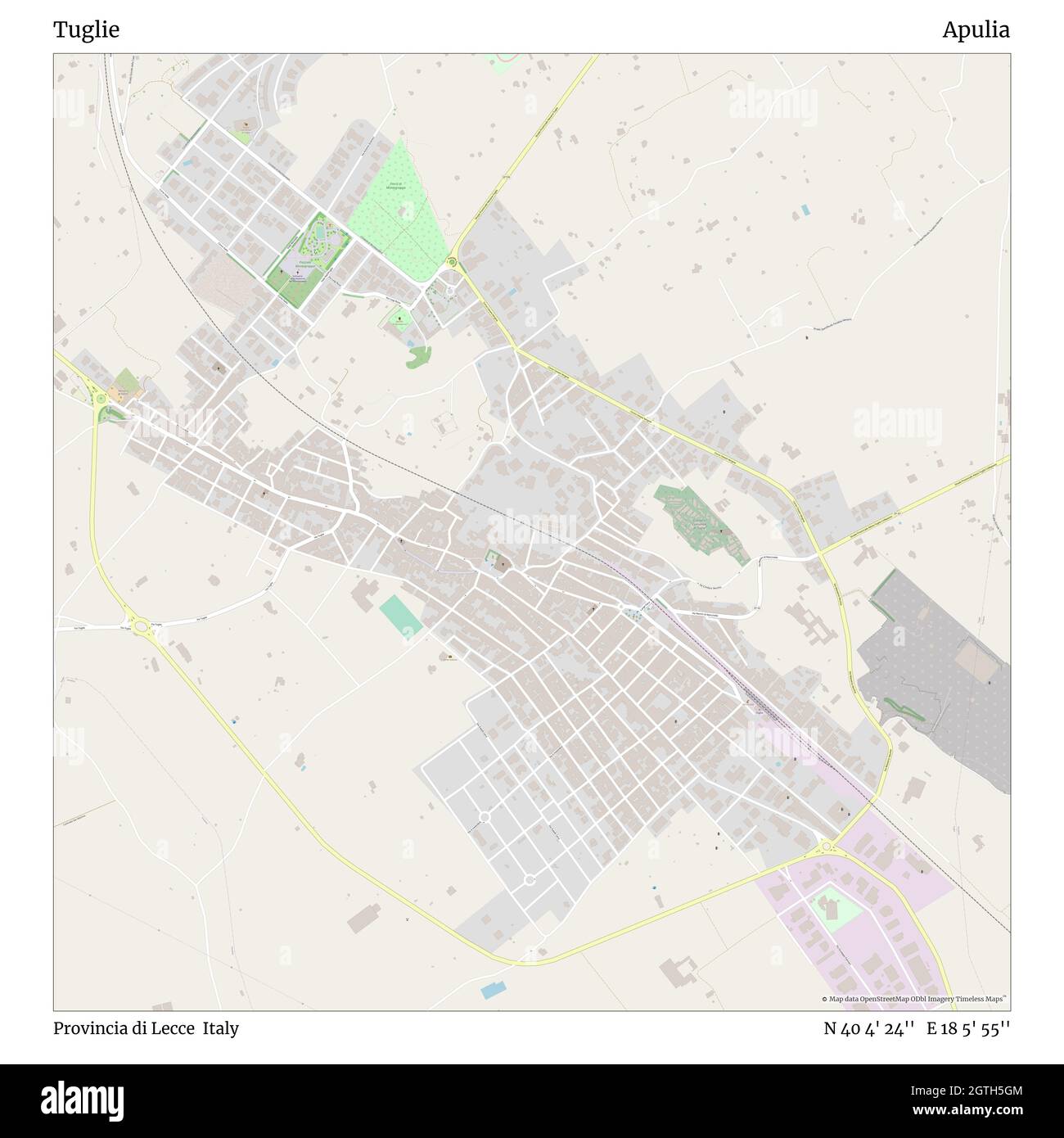 Tuglie, Provincia di Lecce, Italia, Puglia, N 40 4' 24'', e 18 5' 55 ...
