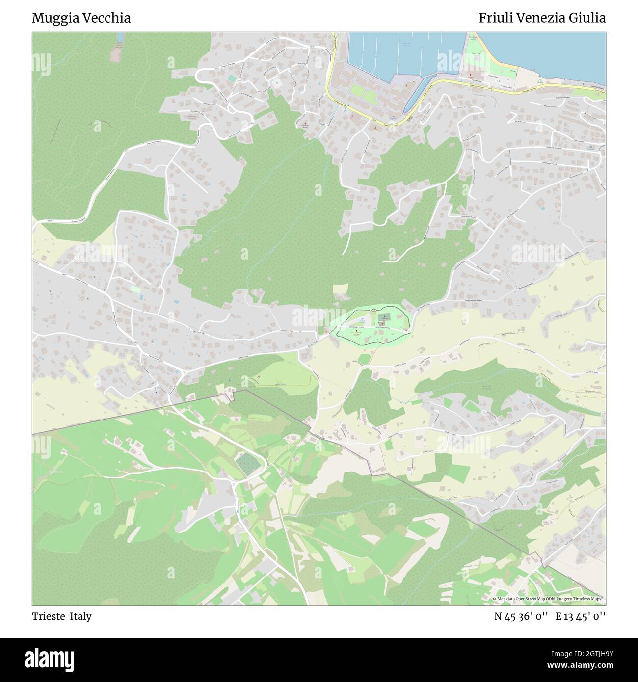 Muggia mappa immagini e fotografie stock ad alta risoluzione - Alamy