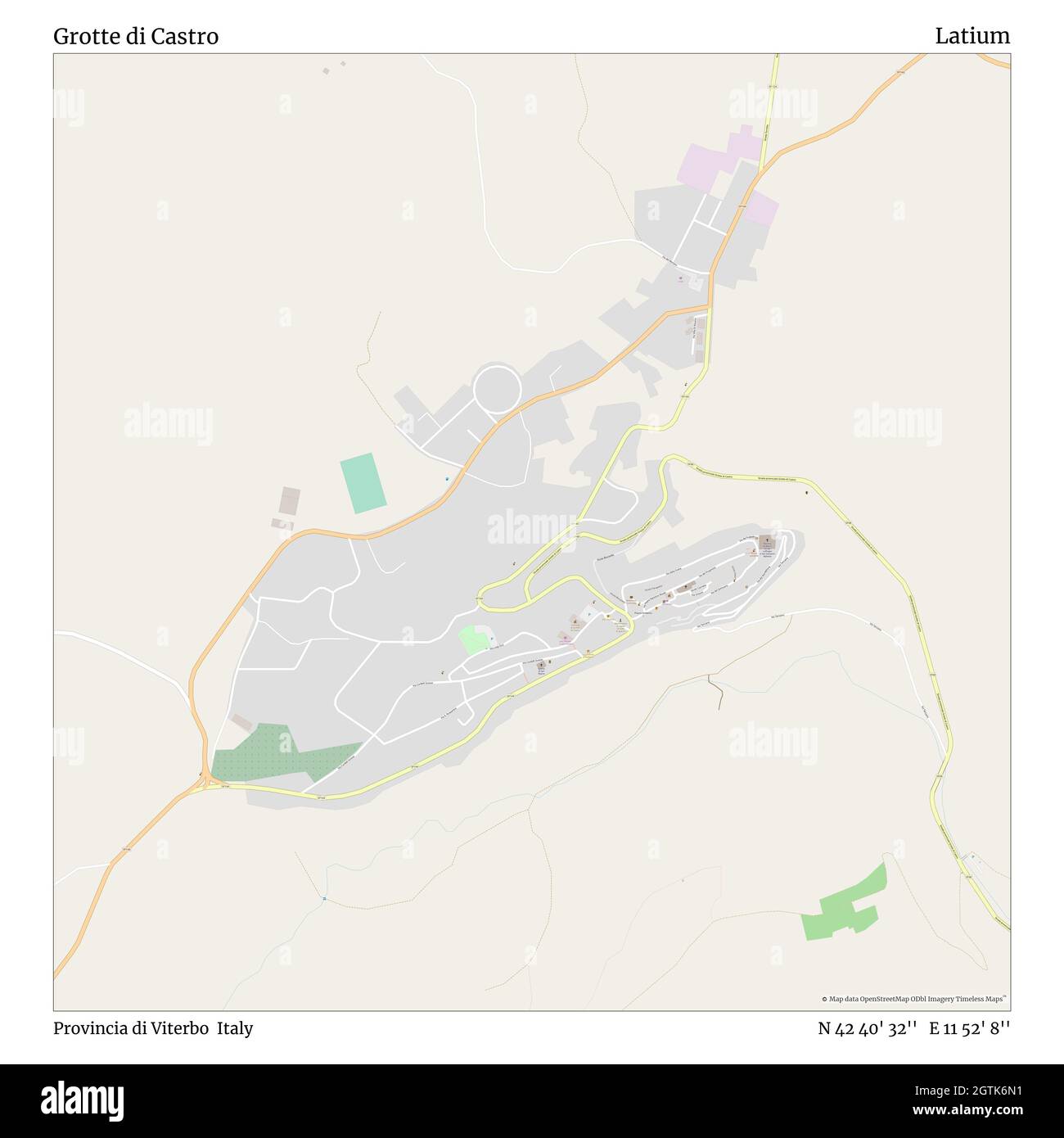Grotte di Castro, Provincia di Viterbo, Italia, Lazio, N 42 40' 32'', e ...