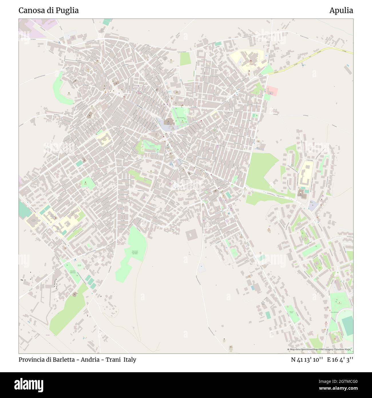 Mappa di barletta andria trani immagini e fotografie stock ad alta ...