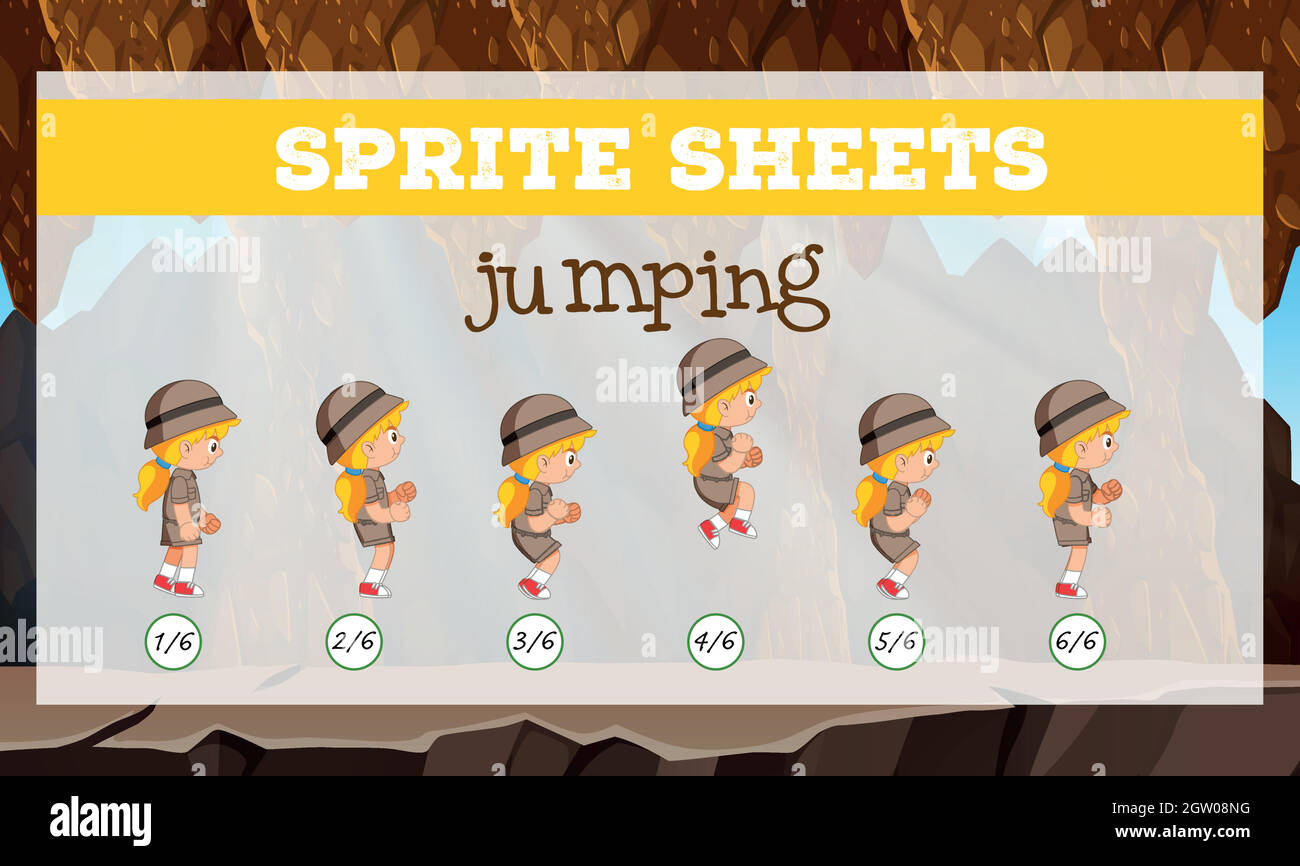 Sprite sheet immagini e fotografie stock ad alta risoluzione - Alamy