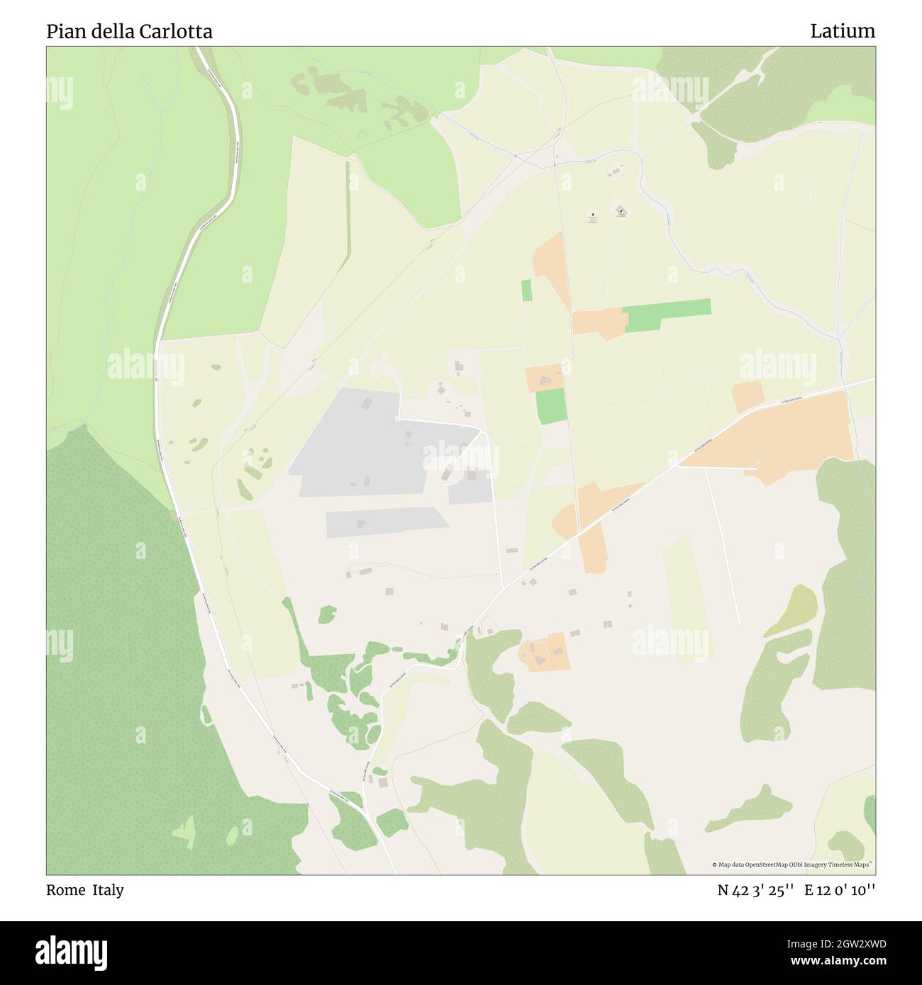 Pian della Carlotta, Roma, Italia, Lazio, N 42 3' 25'', e 12 0' 10 ...