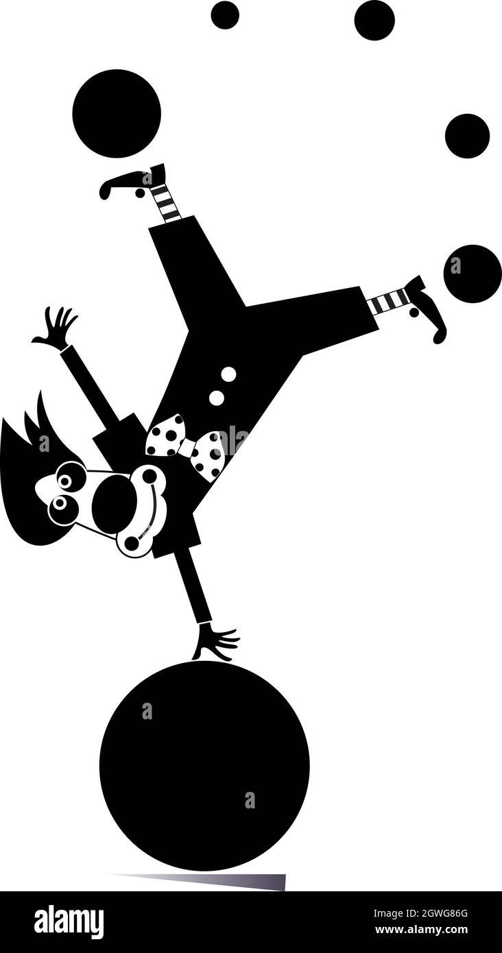 L'uomo con grandi palle Immagini Vettoriali Stock - Alamy