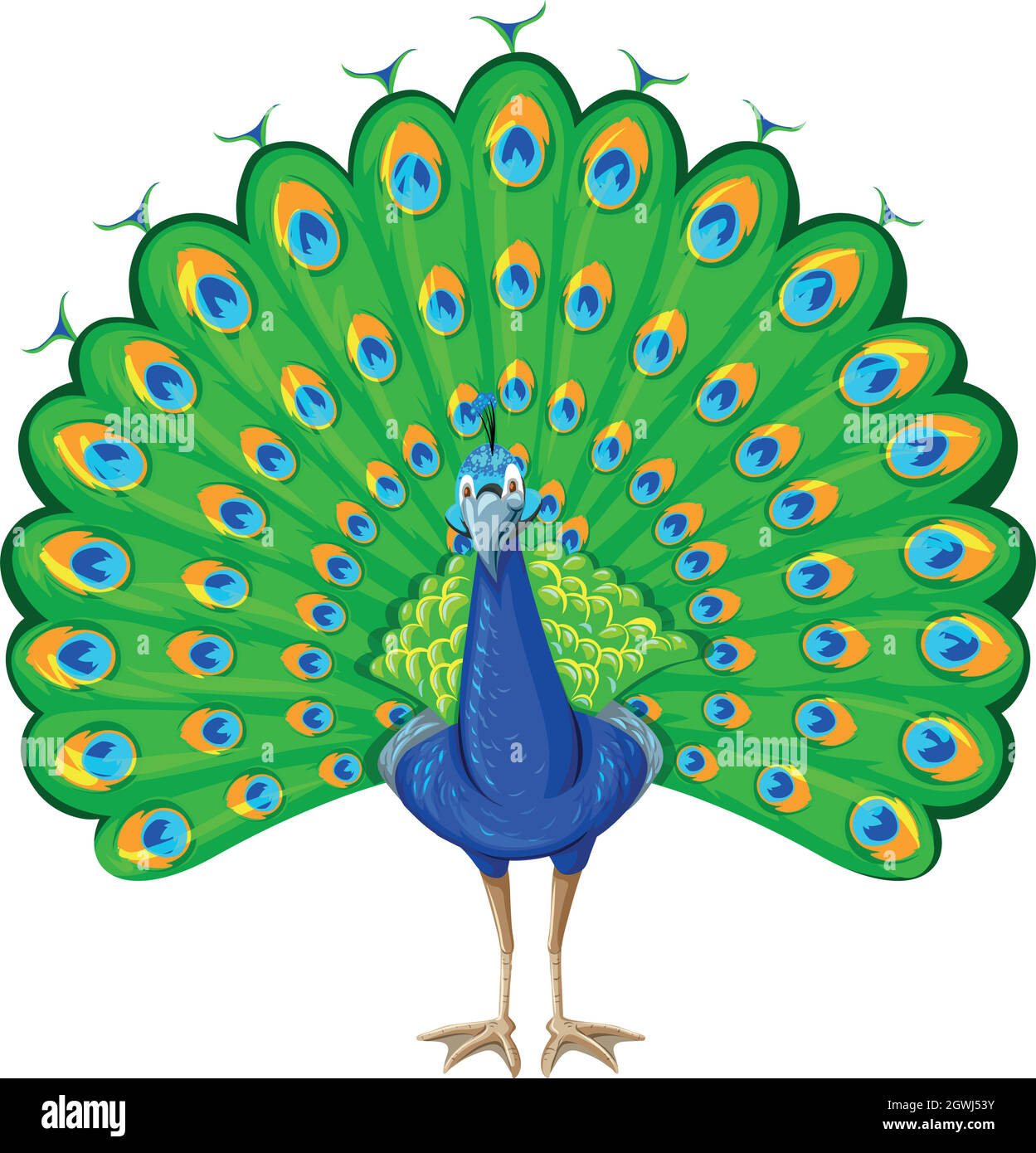 Piuma colorata Immagini Vettoriali Stock - Alamy