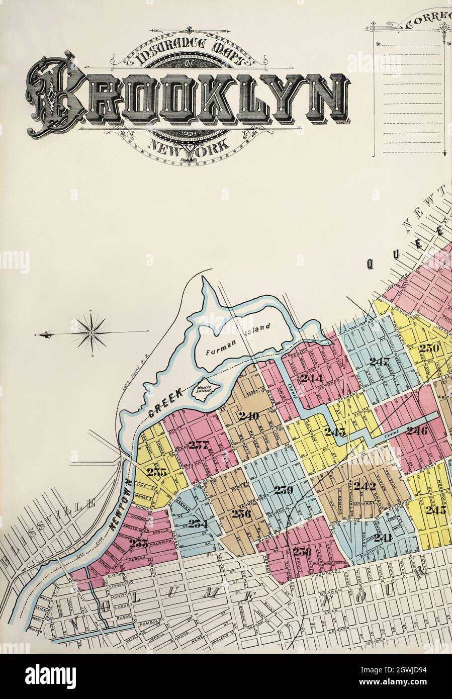 Mappa di brooklyn immagini e fotografie stock ad alta risoluzione - Alamy
