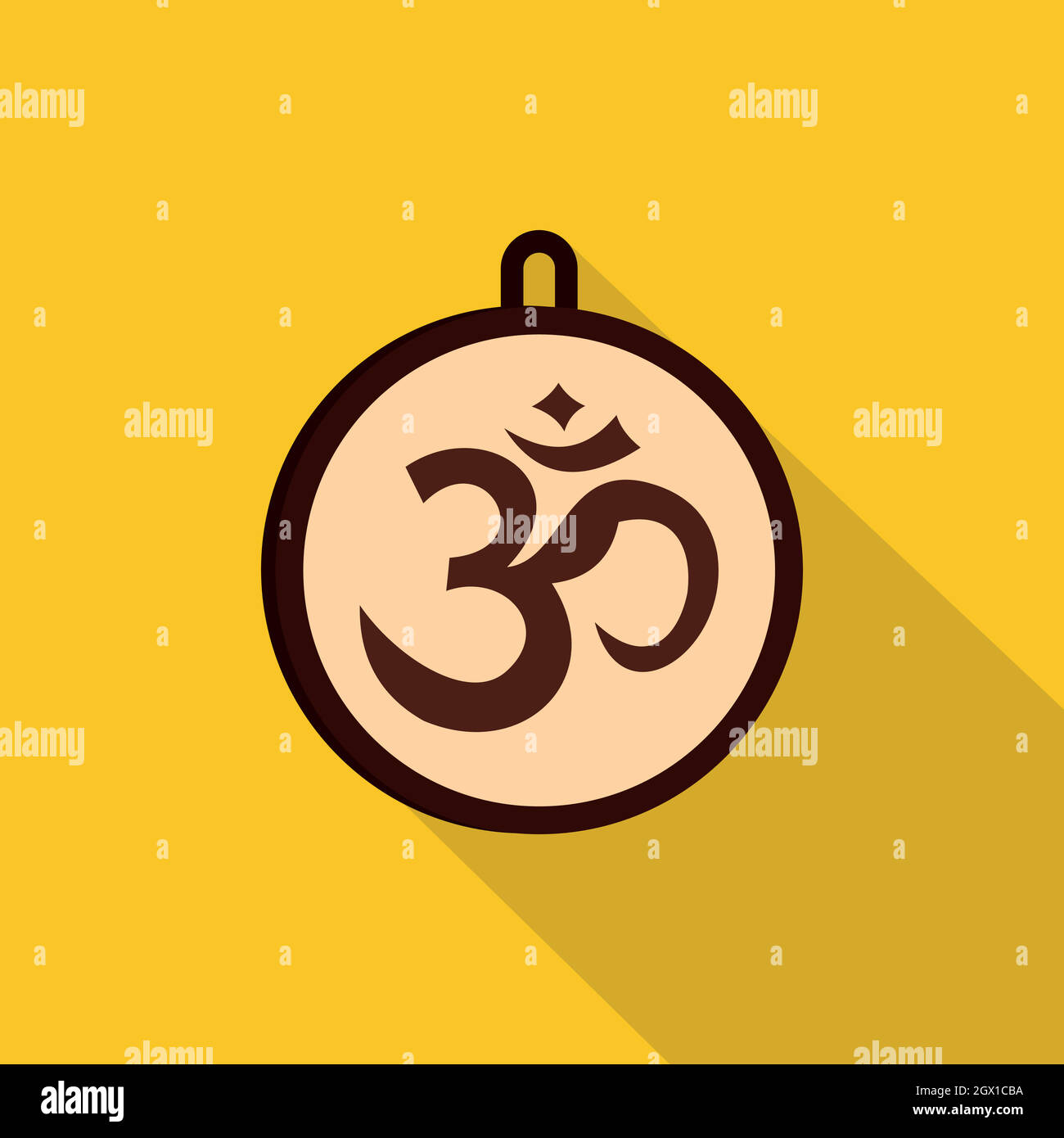Simbolo religioso dell'induismo Immagini Vettoriali Stock - Alamy