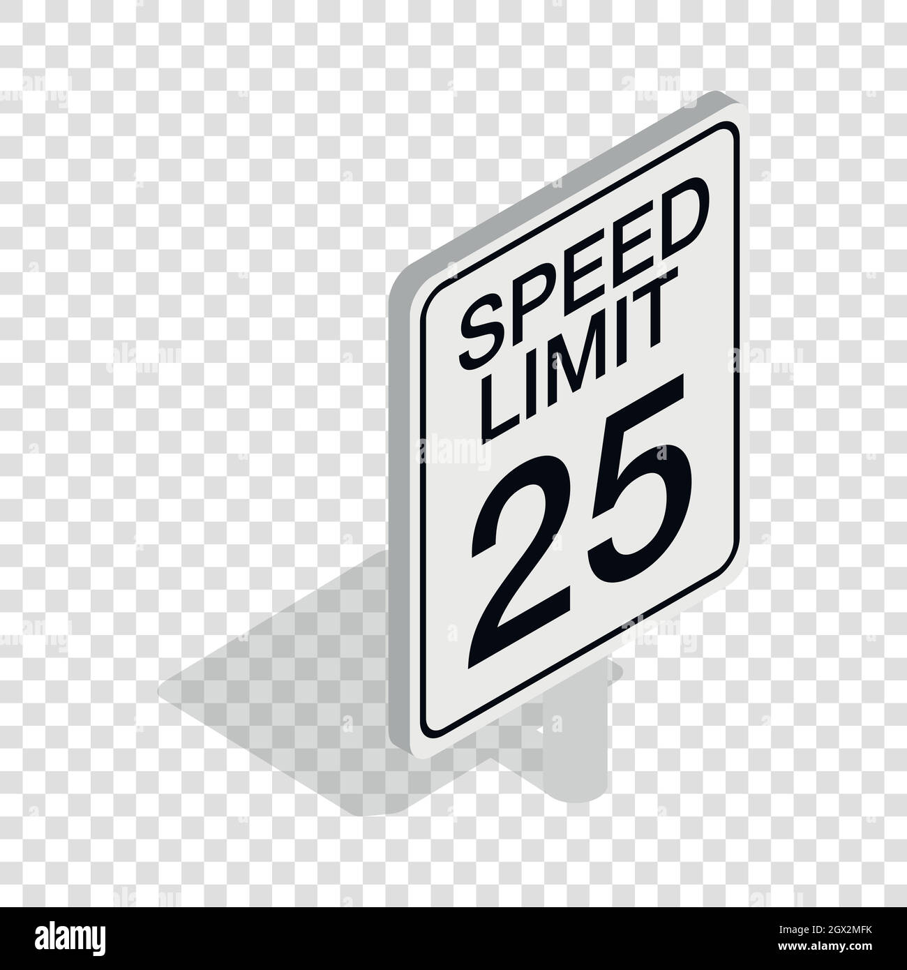 Segnaletica del limite di velocità Immagini Vettoriali Stock - Alamy