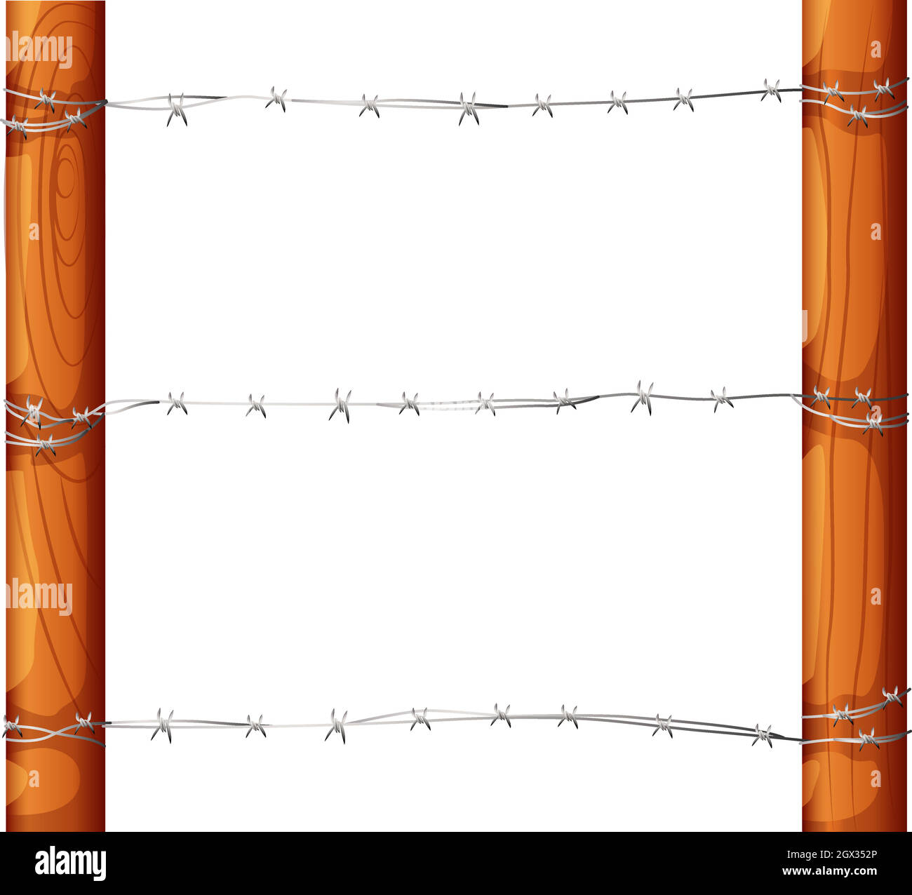 Muro di recinzione in cemento Immagini Vettoriali Stock - Alamy