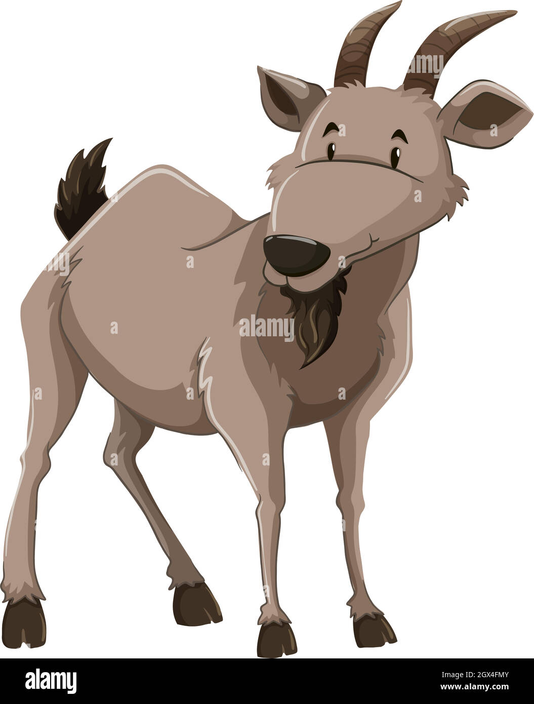 Capra carina Immagini Vettoriali Stock - Alamy