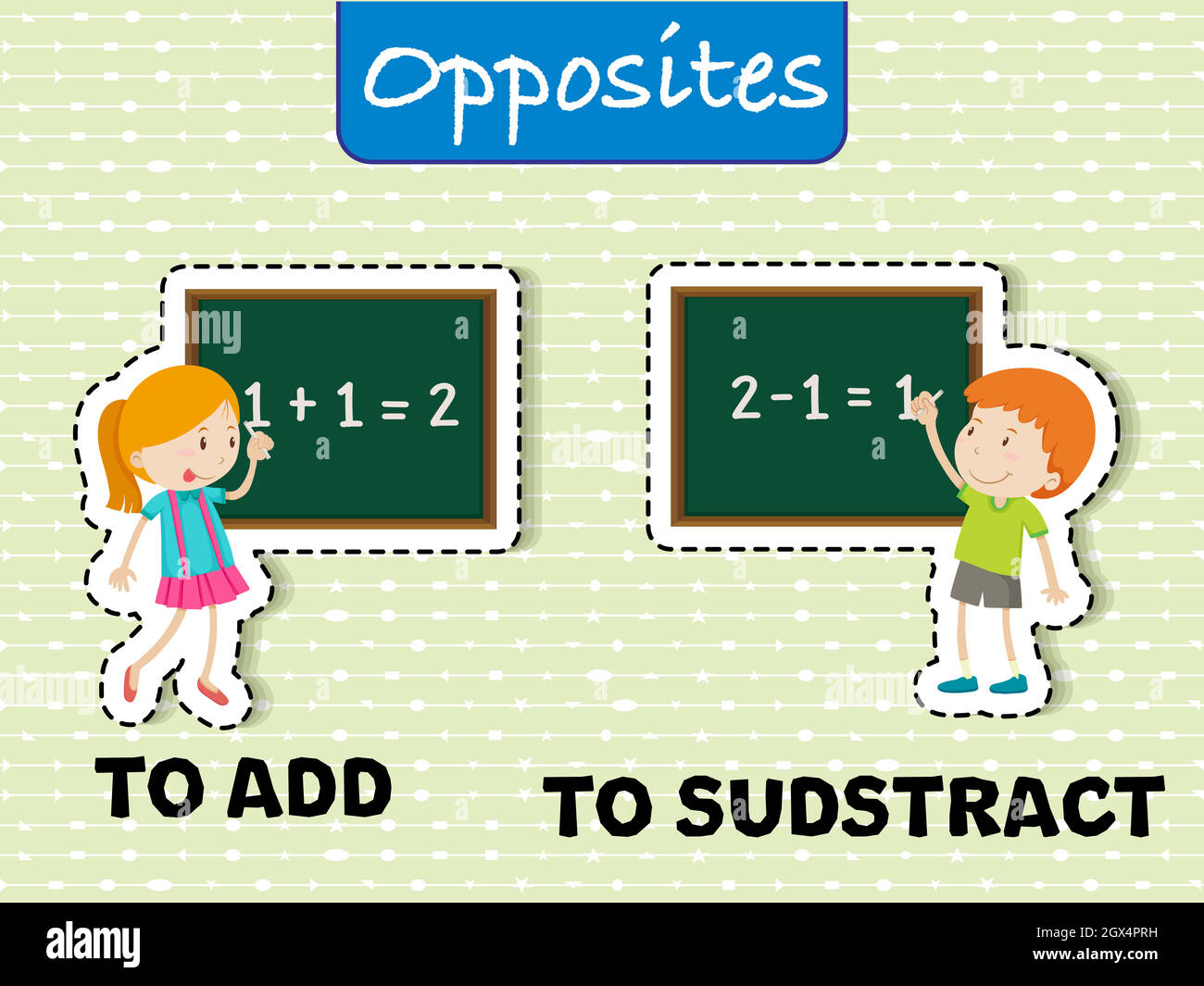 Imparare la matematica Immagini Vettoriali Stock - Alamy