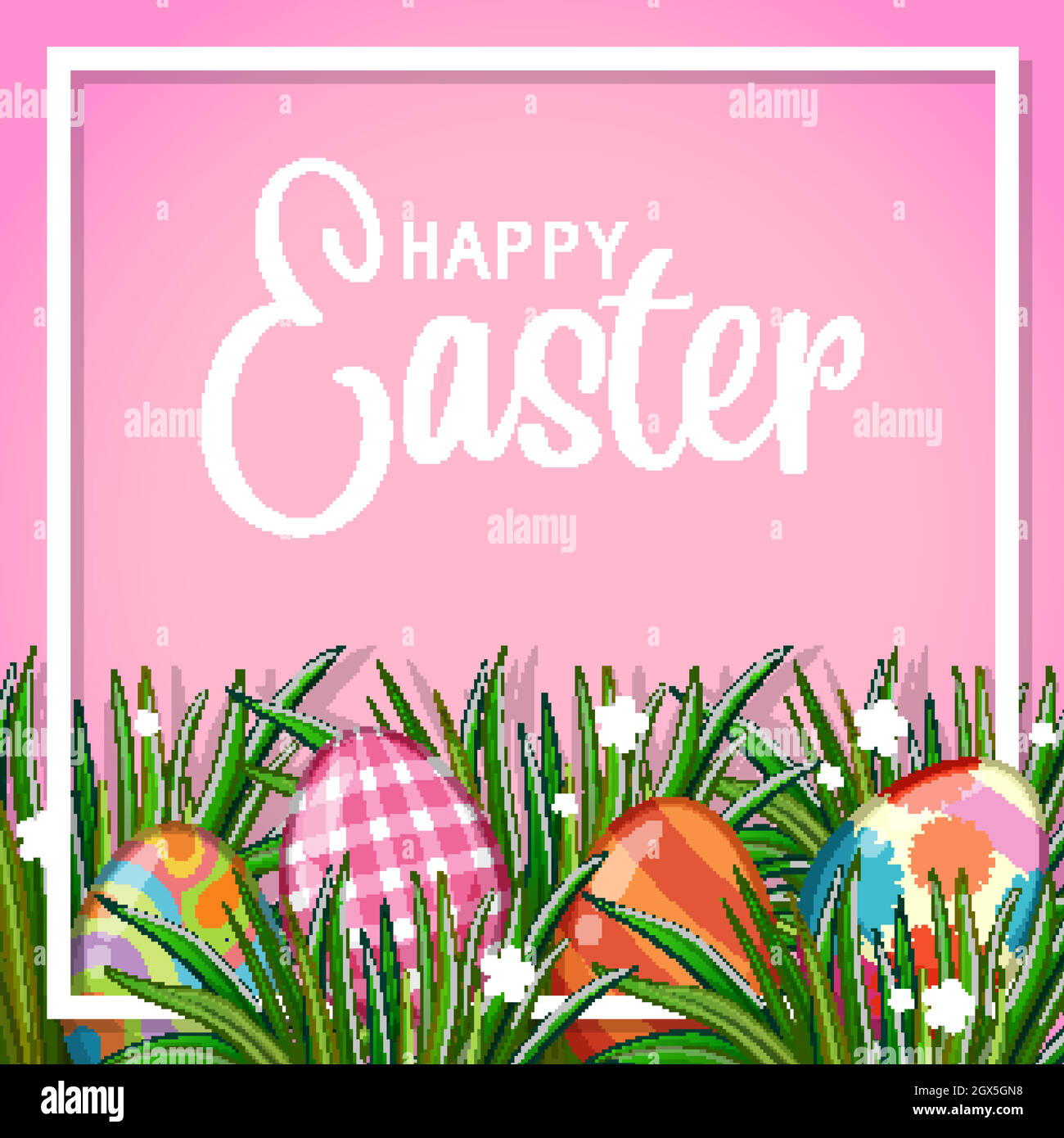 Pianta da esterno decorata Immagini Vettoriali Stock - Alamy