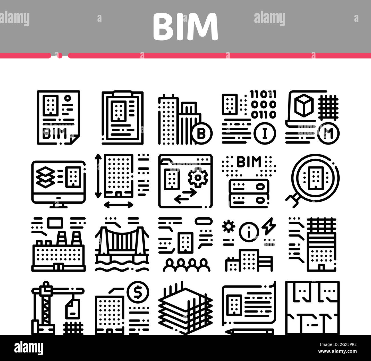 Bim logo Immagini Vettoriali Stock - Alamy