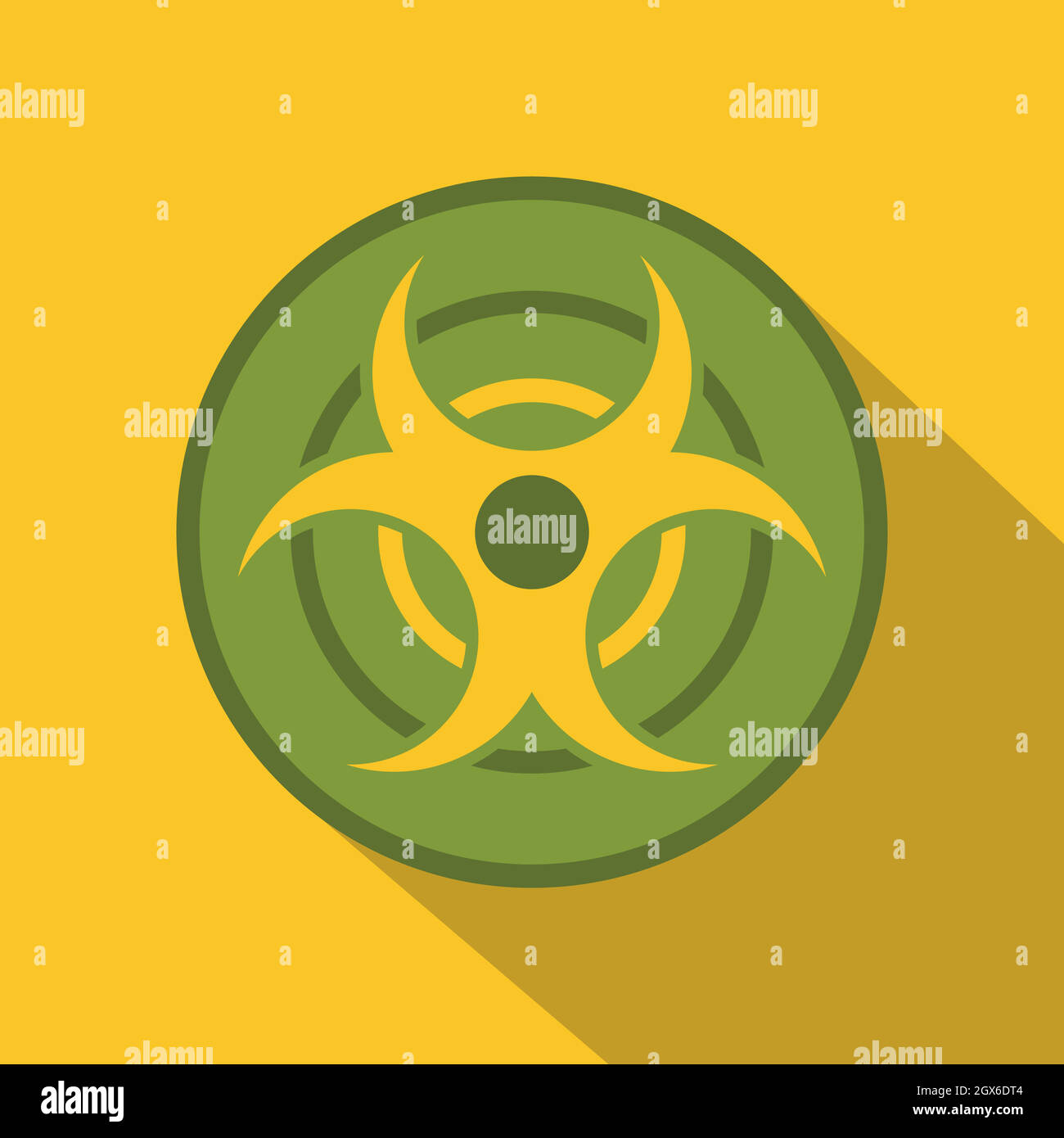 Simbolo di rischio biologico Immagini Vettoriali Stock - Alamy