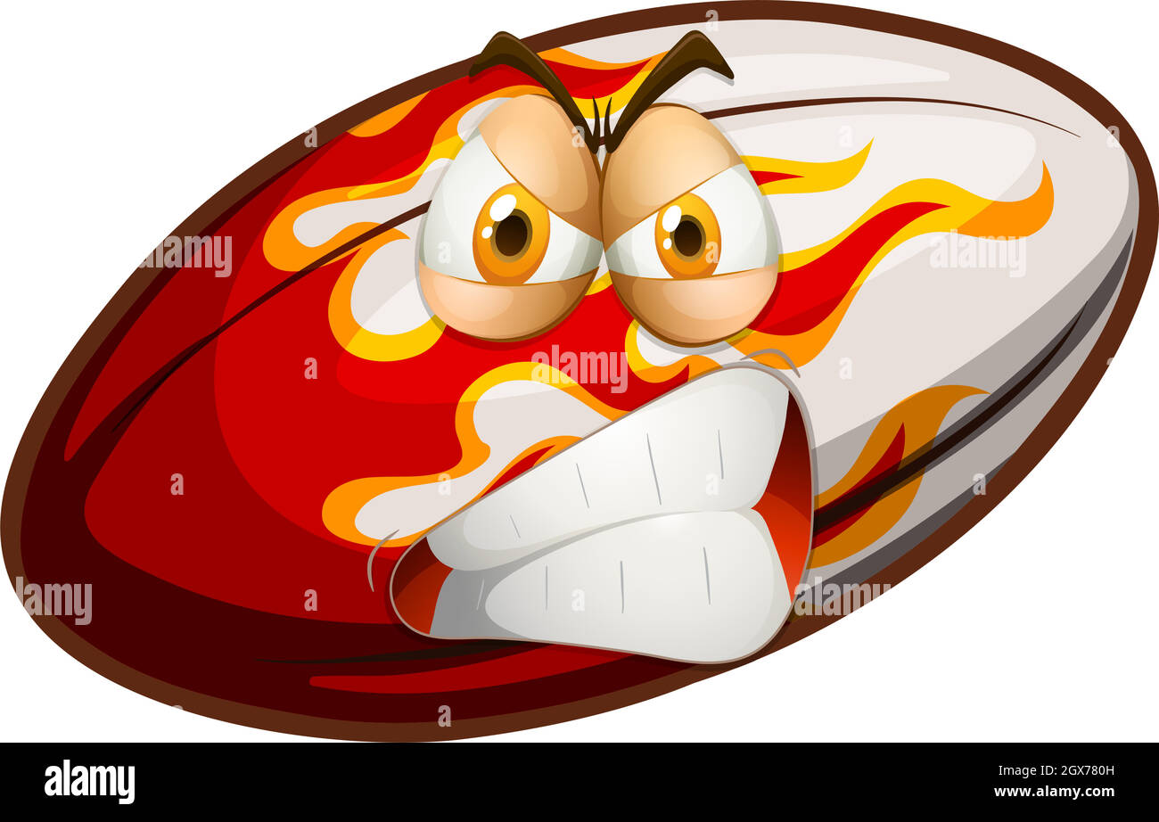 Pallone da rugby Immagini Vettoriali Stock - Alamy