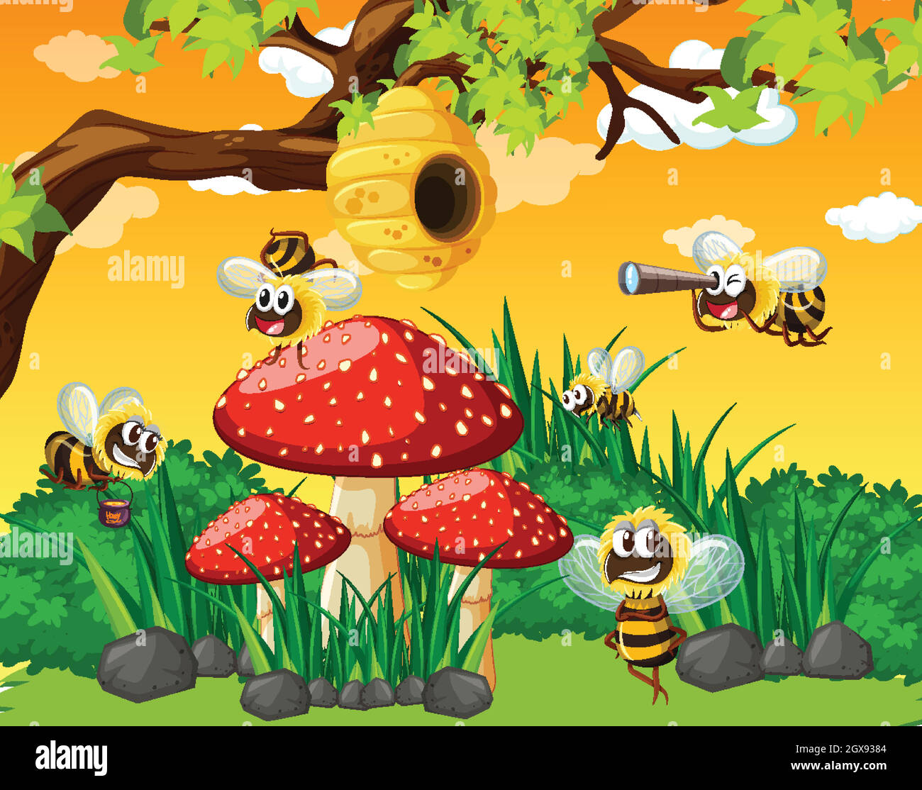 Conoscere le api Immagini Vettoriali Stock - Alamy