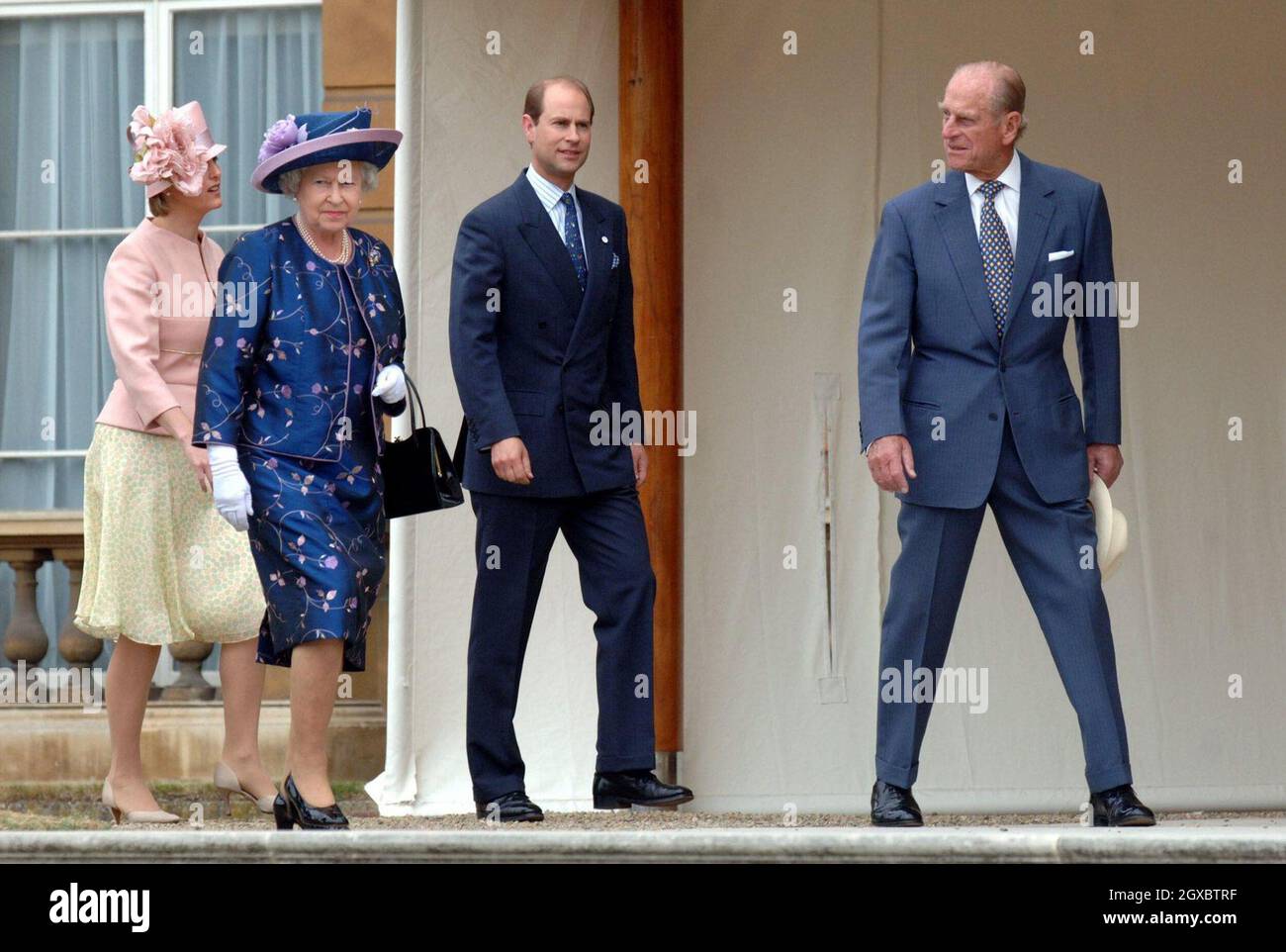 La regina Elisabetta ll, Sophie, contessa di Wessex, il principe ...