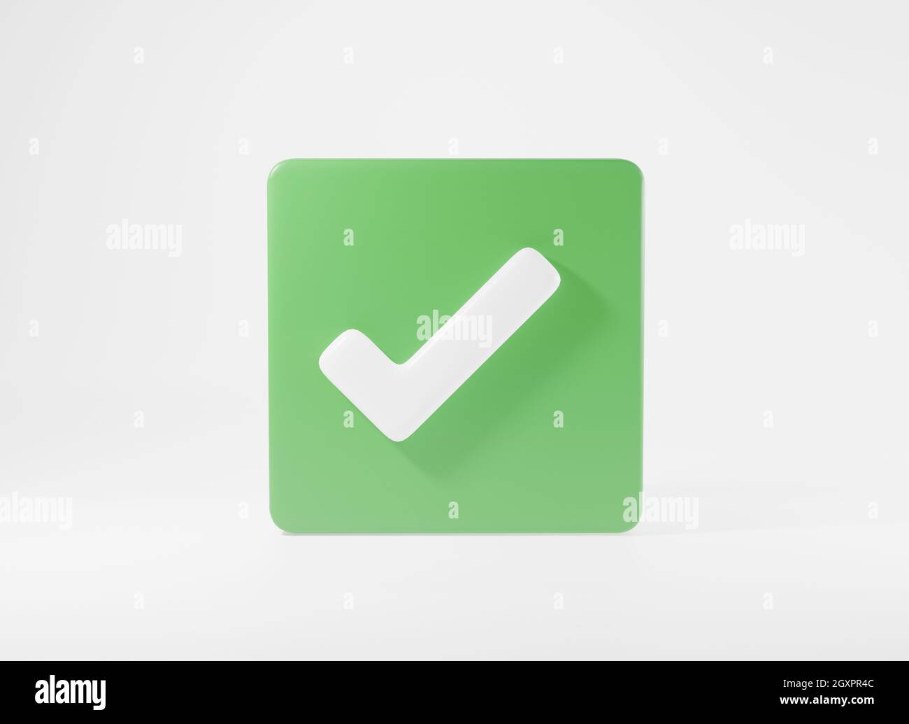 Check list green round flat immagini e fotografie stock ad alta ...