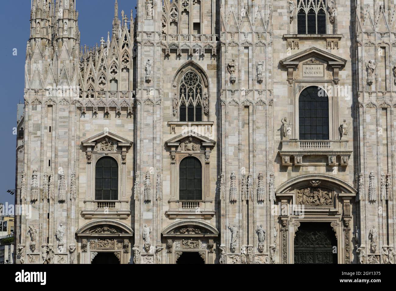 Il Duomo di Milano o il Duomo di Milano è la cattedrale gotica Chiesa ...