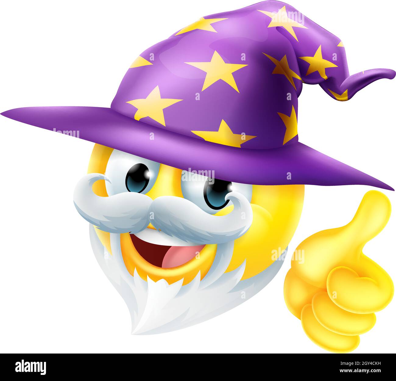 Emoji emoticon smiley face magician immagini e fotografie stock ad alta ...