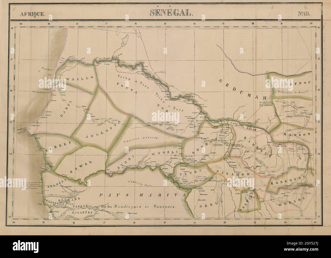 Mappa del senegal immagini e fotografie stock ad alta risoluzione - Alamy