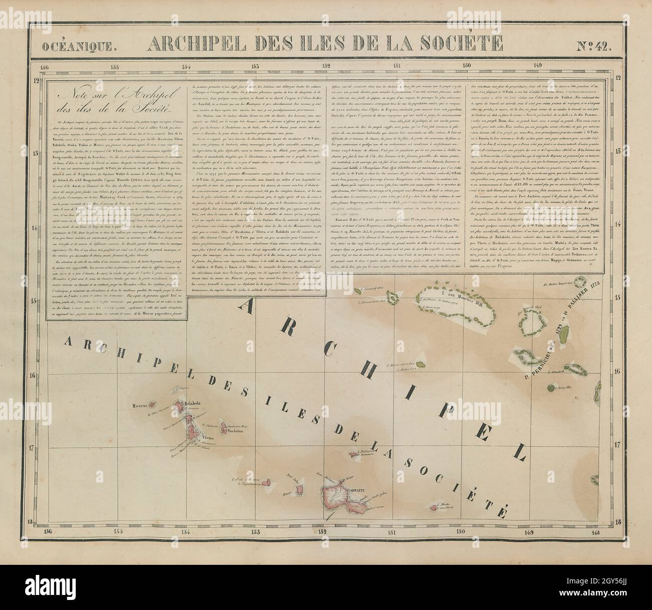 Rangiroa map immagini e fotografie stock ad alta risoluzione - Alamy