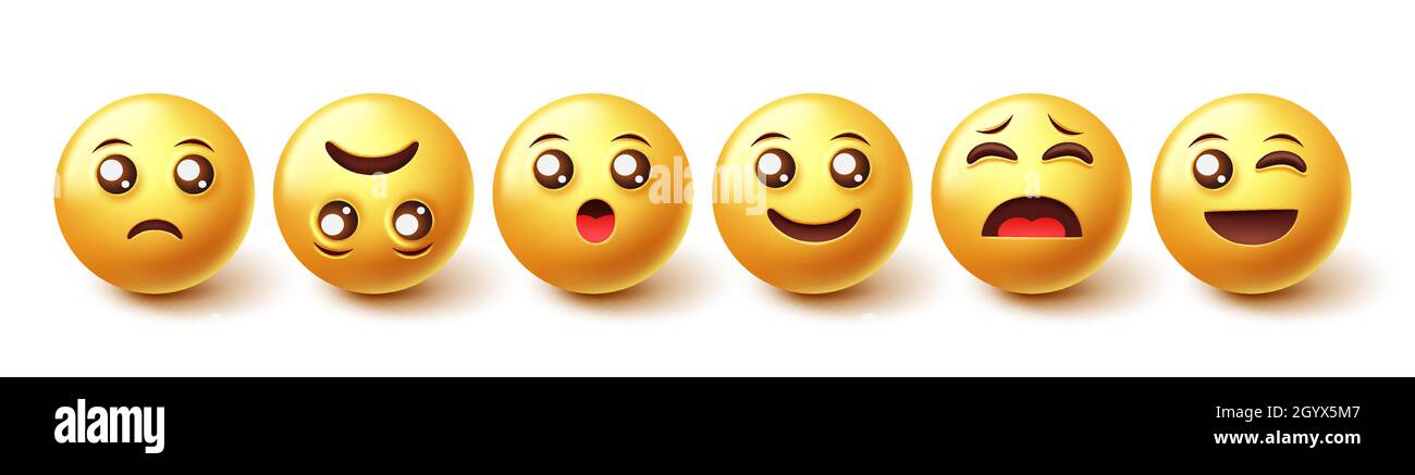 3d emoticon Immagini Vettoriali Stock - Alamy