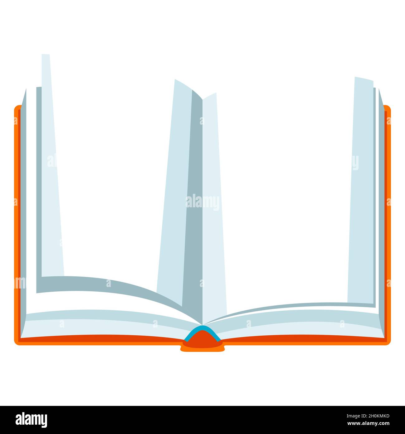 Libro aperto stilizzato Immagini Vettoriali Stock - Alamy